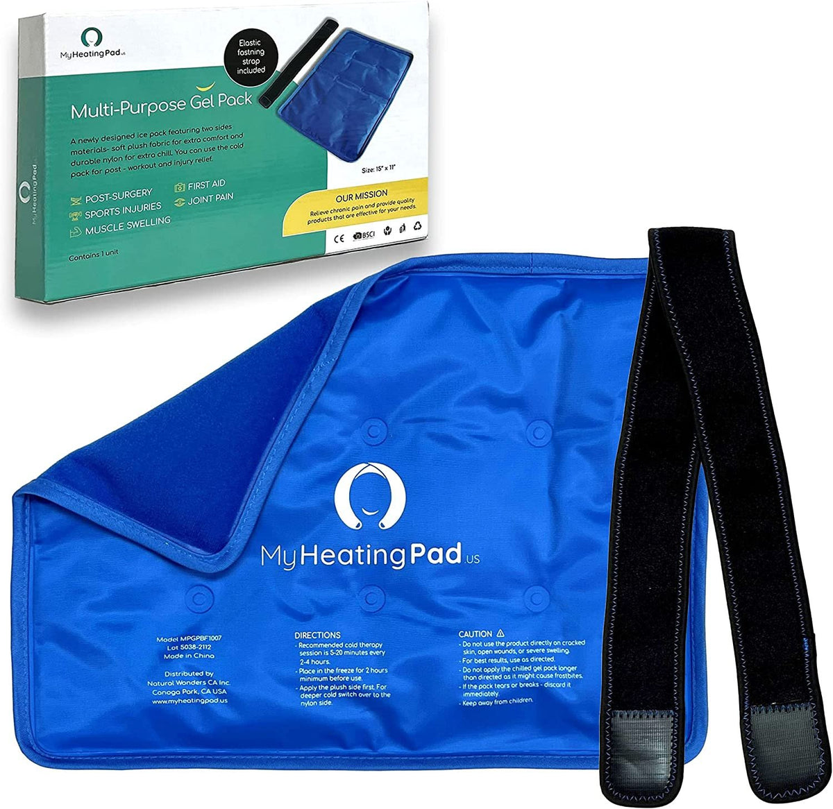 Rectangle Gel Ice Pack – MyHeatingPad.us
